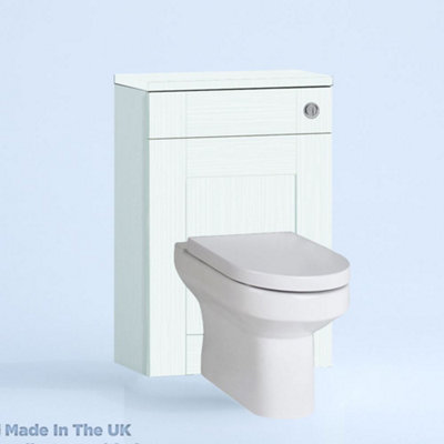 600mm Freestanding WC Unit (Fully Assembled) - Cartmel Woodgrain Ivory ...
