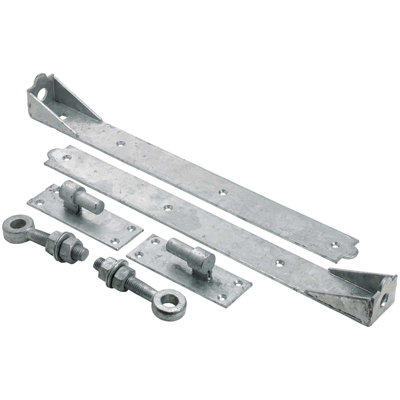 600mm Light Adjustable Hook & Bands - Galvanised