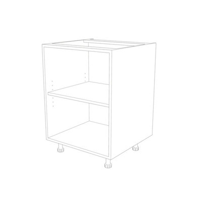 600mm Solid Birch Plywood Kitchen Base Unit