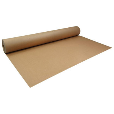 600mm x 100m Brown Kraft Paper Roll For Gift Wrapping, Shipping, Arts ...