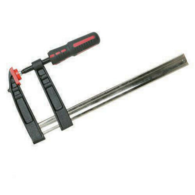 600mm x 80mm Heavy Duty Cast Iron F Clamp Soft Plastic Jaws