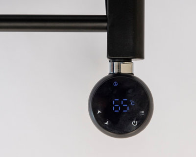 600w Black WiFi thermostatic Smart Towel Rail Element