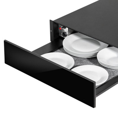 60cm Built-In Warming Drawer - Black Kitchen Appliance for Perfectly ...