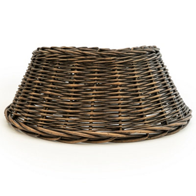 60CM Dark Brown Wicker Tree Skirt Decor