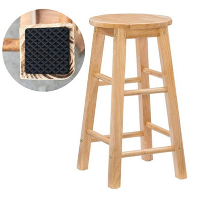 60cm Wooden Bar Stool - Ideal for Kitchens & Breakfast Bars