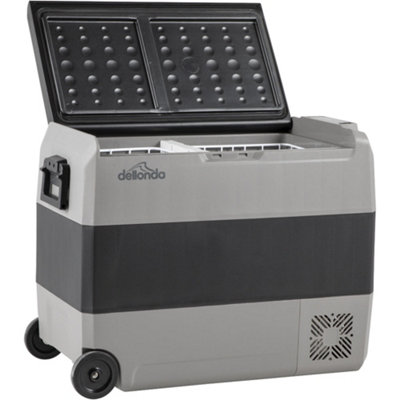 60L Dual Zone Vehicle Fridge Freezer for Camping - 12V & 24V Portable ...