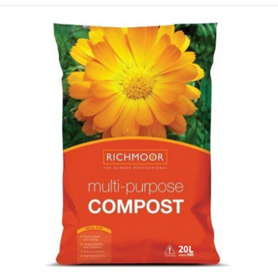 60L Richmoor Multi Purpose Compost Garden Plants Potting Soil 3 x 20L
