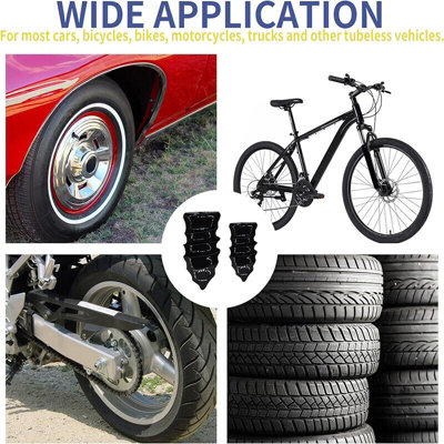 60pc Tubeless Tyre Puncture Repair Screw Plug Kit for Car Bike Motorcycle