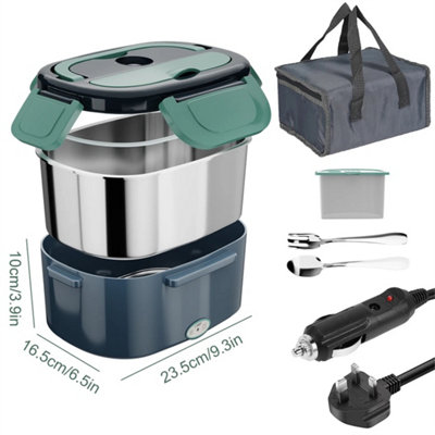 60W Electric Lunch Box Heater 12V/24V Car Office 1.5L UK