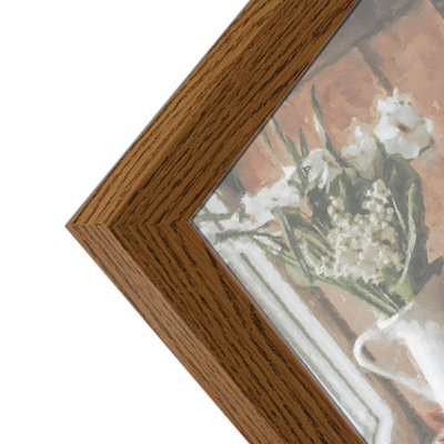 60x60cm Dark Oak Poster Frame - Modern Picture Frame for Wall Art ...