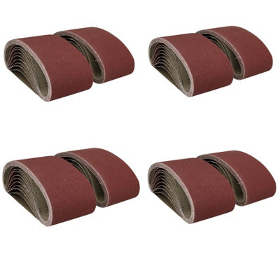 610mm x 100mm Mixed Grit Abrasive Sanding Belts Power File Sander Belt ...