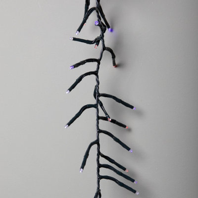 62.5m 5000 LED Christmas Cluster Multi-Action String Lights with Timer ...