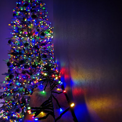 Multi coloured christmas lights store