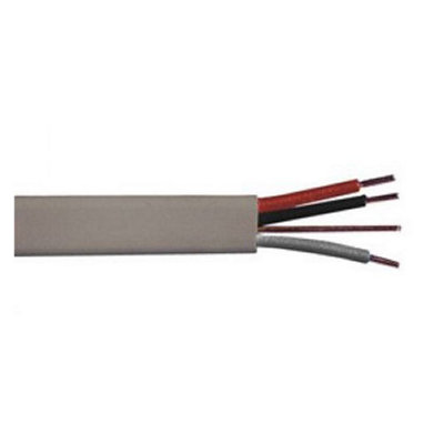 6243Y 1.0mm Grey 3 Core & Earth Cable, 12 Amps, 50m