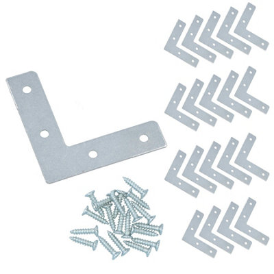 63.5mm (2.5in.) Corner Mending Plate Angle Bracket L Shape Reinforcing ...