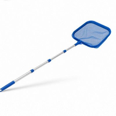 63cm Pool Leaf Skimmer with Fine Mesh Net, Lightweight Aluminium Pool ...