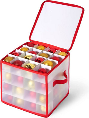 64 Bauble Storage Box With Carry Handles
