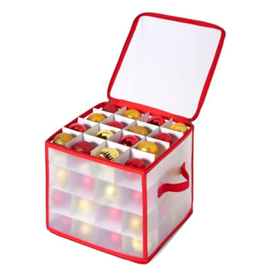 64 Bauble Storage Box With Carry Handles