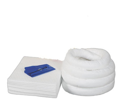 65 Litre Oil and Fuel Spill Kit Refill High-Performance Absorbent Socks ...