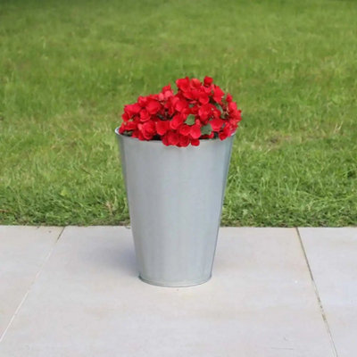 65cm Long Wooden Windowsill Planter - Grey | DIY at B&Q