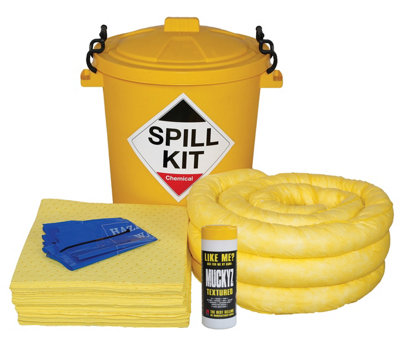65ltr Chemical Spill Kit in Plastic Drum
