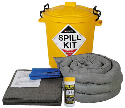 65ltr General Purpose Spill Kit in Plastic Drum