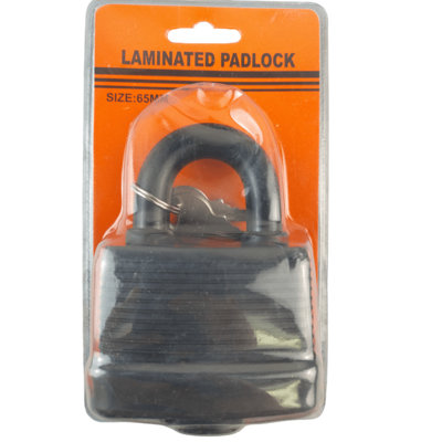 65mm Heavy Duty Waterproof Padlock 2 Keys