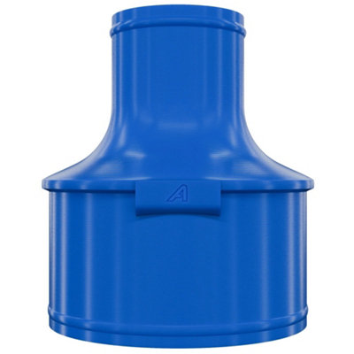 65mm to 50mm, Blue - Reducing Male Connector for Polyurethane Ducting ...