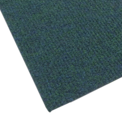 6619 - 16x Heavy duty 50 X 50cm Carpet Tiles (4m2) - 8mm Thick, Sage ...