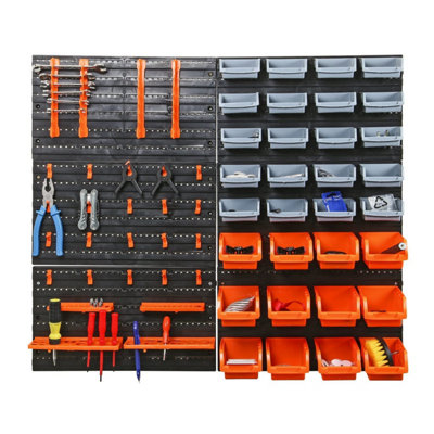 66pc Wall Mounted Backboards Which The Storage Bins - Diy Shed Storage ...
