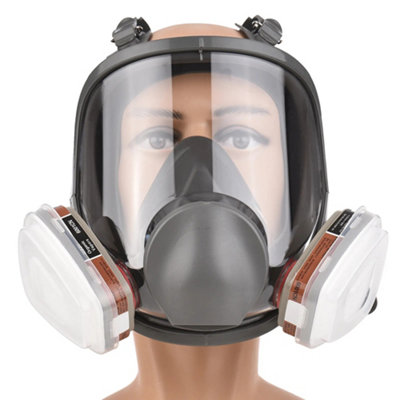 6800 Full Face 15 IN 1 Gas Mask Chemical Vapor Respirator 95% Filter