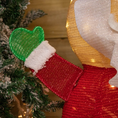 68cm Battery Powered Collapsible Santa Figure 49 Static Warm White LEDs