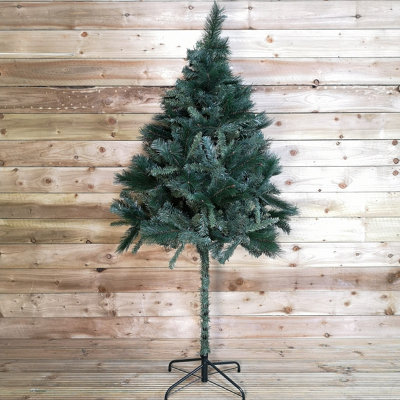 6ft (1.8m) Premier PVC Space Saving Christmas Parasol Tree with 408 ...