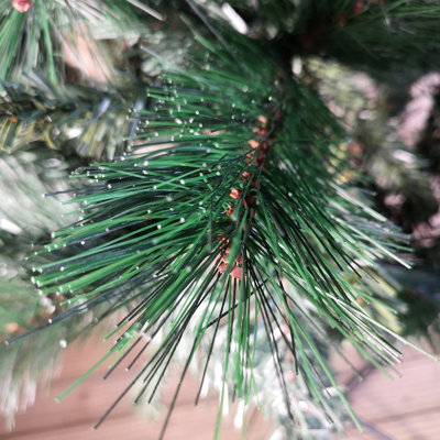 6ft (1.8m) Premier PVC Space Saving Christmas Parasol Tree with 408 ...