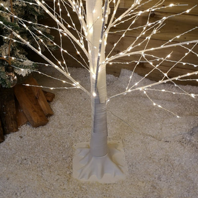 6ft (1.8m) White Modelling Micro Dot Tree with 1,300 Twinkling LEDs in ...