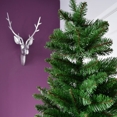 6ft (180cm) Newfoundland Slim (96cm) Pine Christmas Tree with 630 Tips