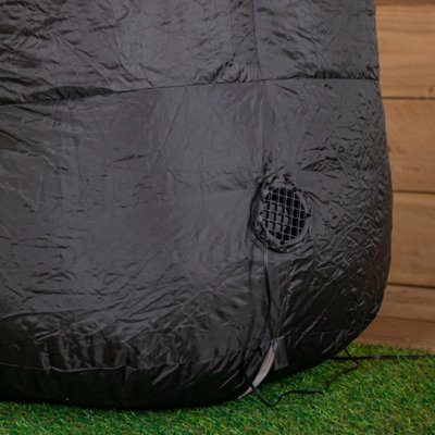 6ft (190cm) LED Christmas Inflatables Outdoor Santa Claus With Gifts ...