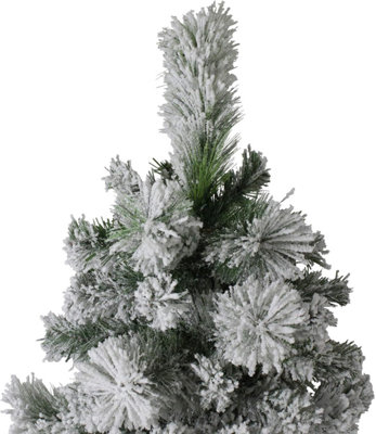 6FT ARTIFICIAL SNOW COVERED COLORADO SPRUCE CHRISTMAS TREE