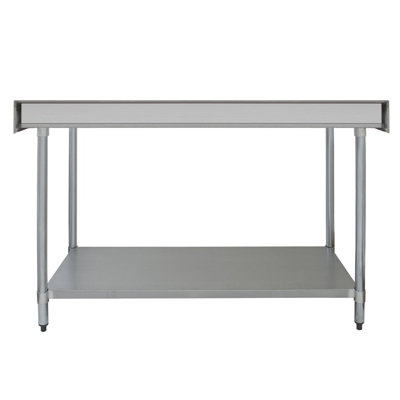 6ft Catering Bench with Double Over-shelf