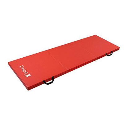 6FT Folding Gymnastics Exercise Mat (Red) | DIY at B&Q