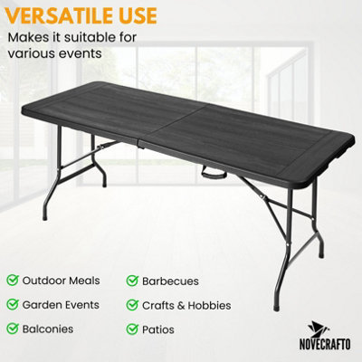 portable trestle table