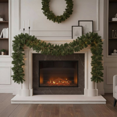 6ft Heritage Imperial Plain Pine Garland