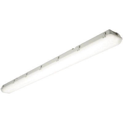6ft High Lumen Emergency IP65 Batten Light - 74.4W Cool White LED ...