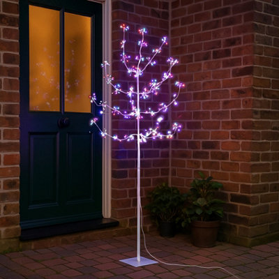 6ft Multi Coloured Christmas Twig Tree | DIY at B&Q