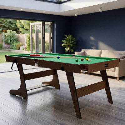 6ft Premium Pub Style Snooker & Pool Games Table