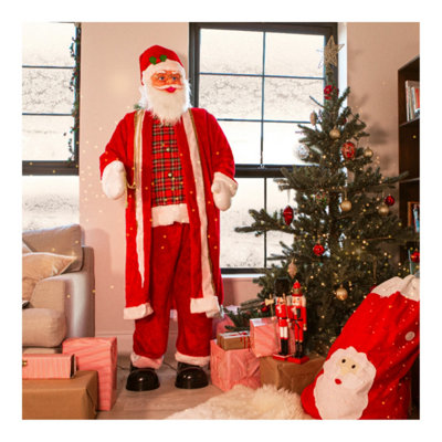 6ft Singing Dancing Santa Prop