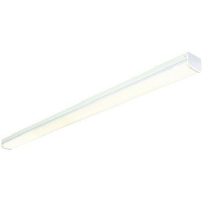 6ft TWIN LED Ceiling Batten Strip Light 3HR EMERGNECY 90W Cool White ...