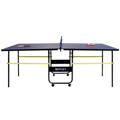 6ft9in 3/4 Junior Folding Table Tennis Table - Bats, Balls & Net