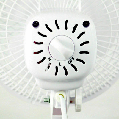 6inch Lightweight Desk Fan Portable 2 Speed Low Noise Oscillation ...