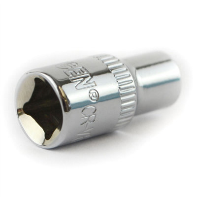 6mm 1/4" Drive Shallow Metric Socket Single Hex / 6 sided Bergen